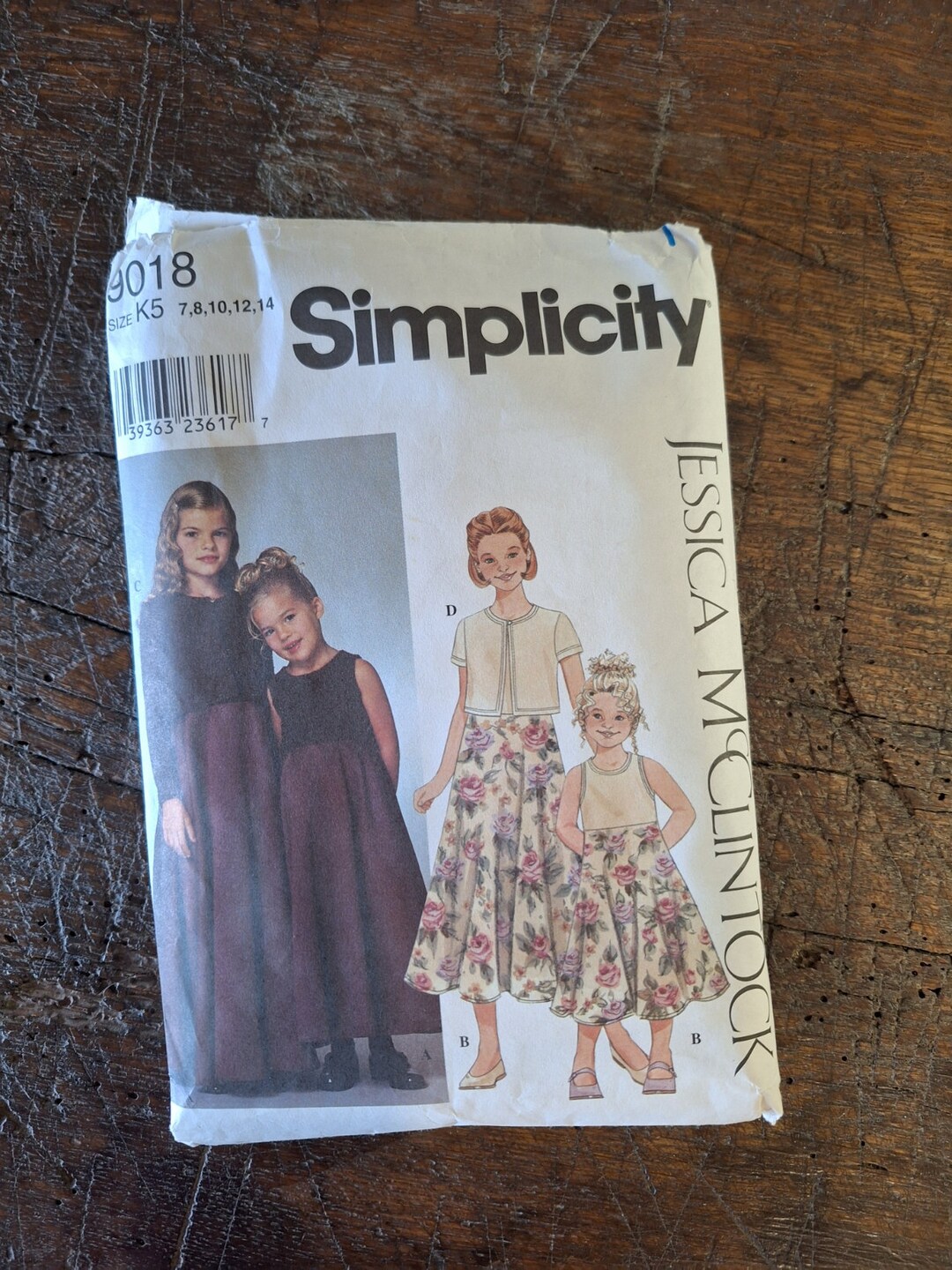 Vintage Simplicity Sewing Dress Pattern 9018 - Etsy