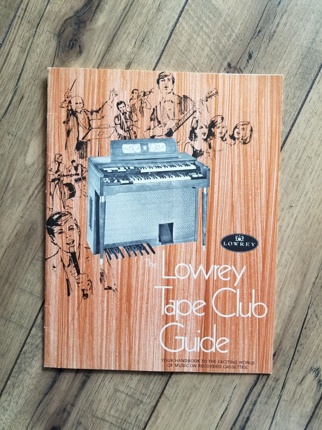Vintage Lowrey Tape Club Guide Handbook for Recorded Cassettes; Lowrey ...