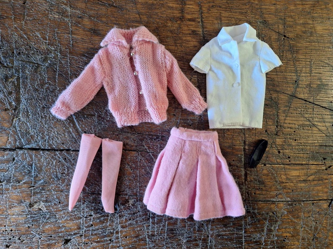 Vintage Mattel 1964-66 Skipper School Days Outfit #1907; Fashion Doll ...