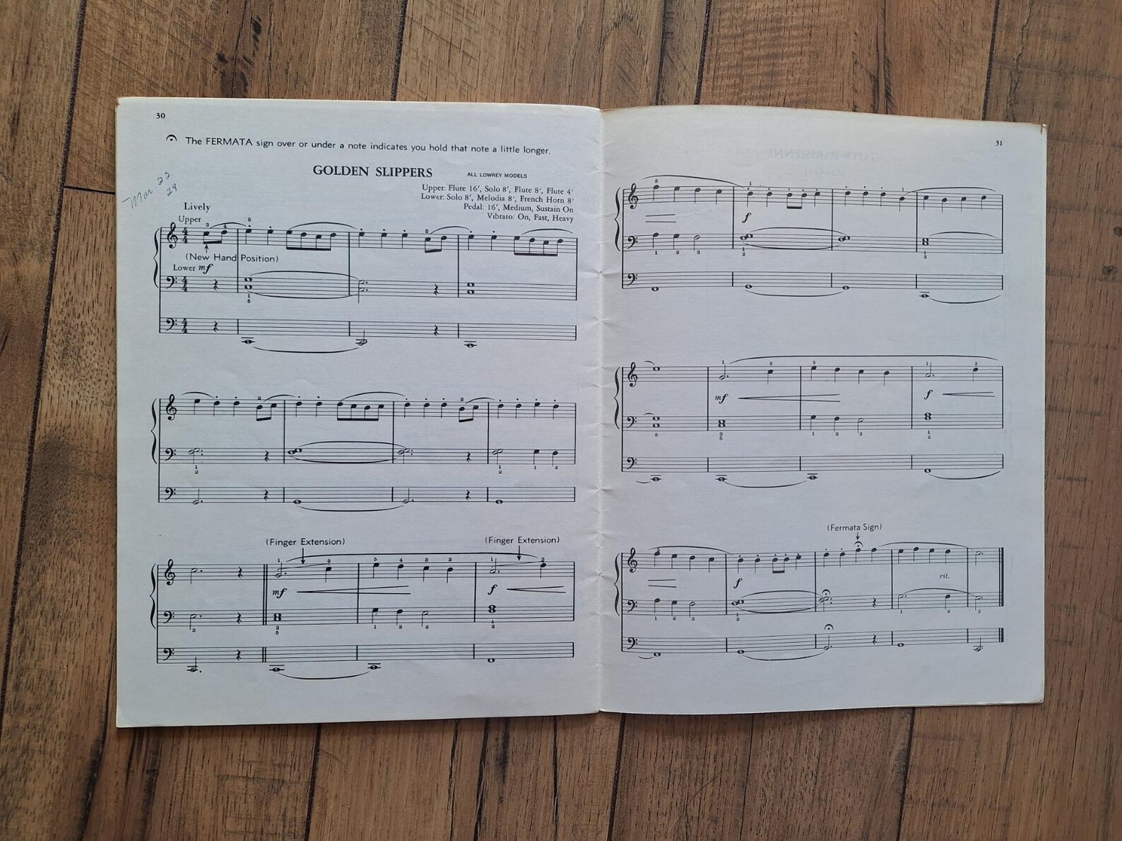 Vintage 1959 David Carr Glover Organ Course Book 1 for Lowery Organs ...