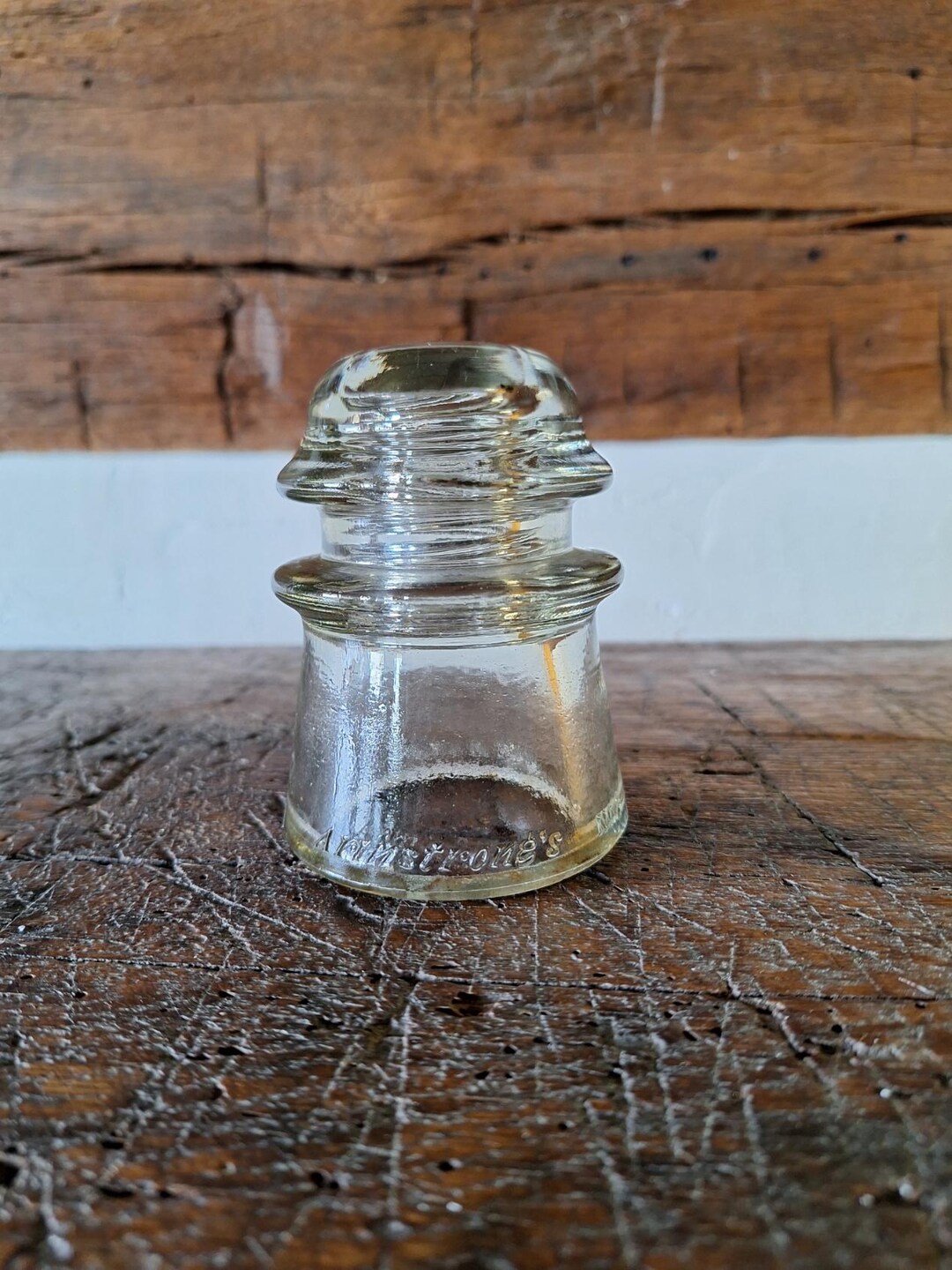 Vintage Armstrong's Glass Electrical Wire Number 2, 60 49.. Insulator ...