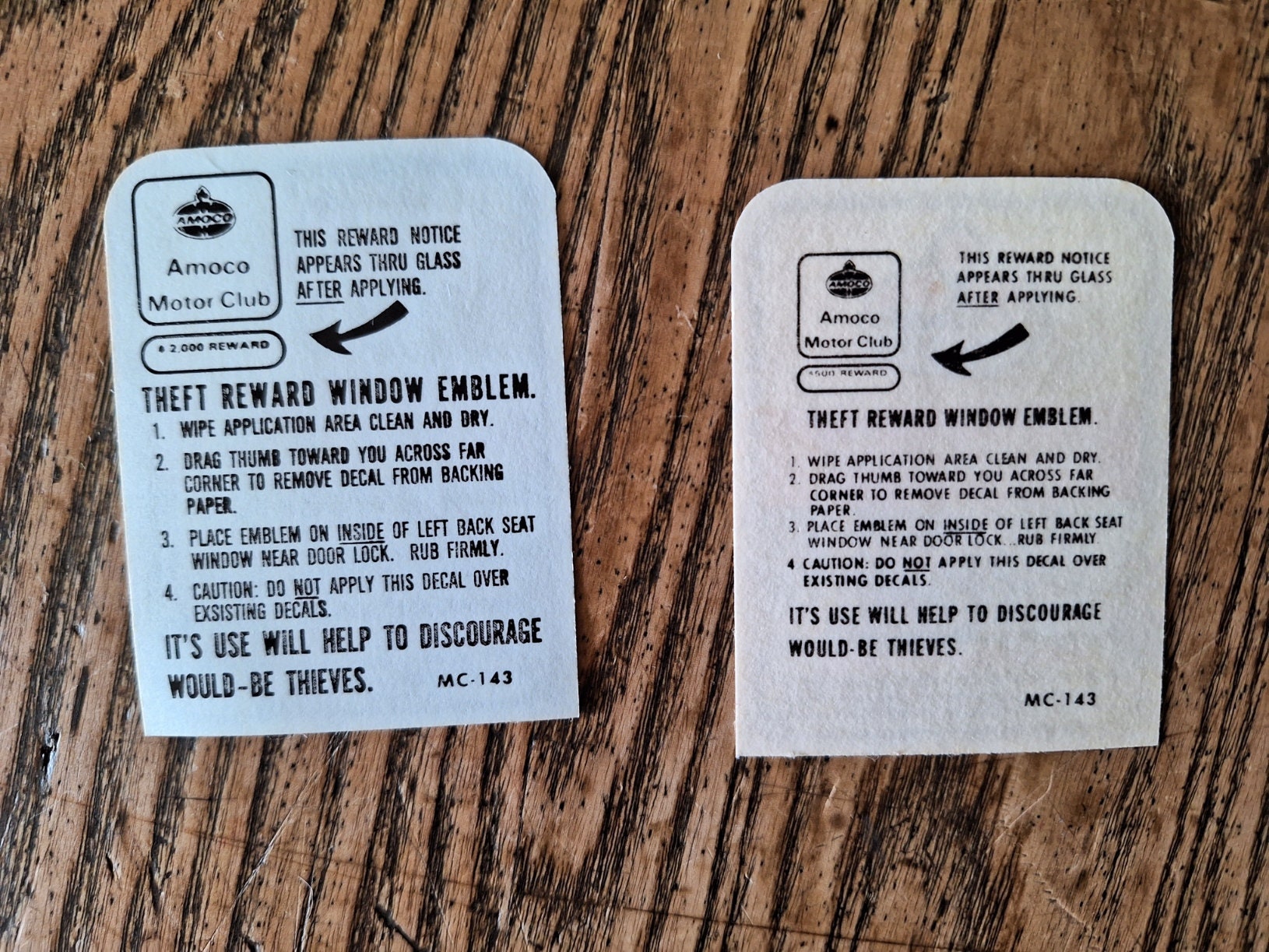 Vintage Amoco Motor Club Sticker Decal; Automobile Clubs; 3 Aaa's; Car ...