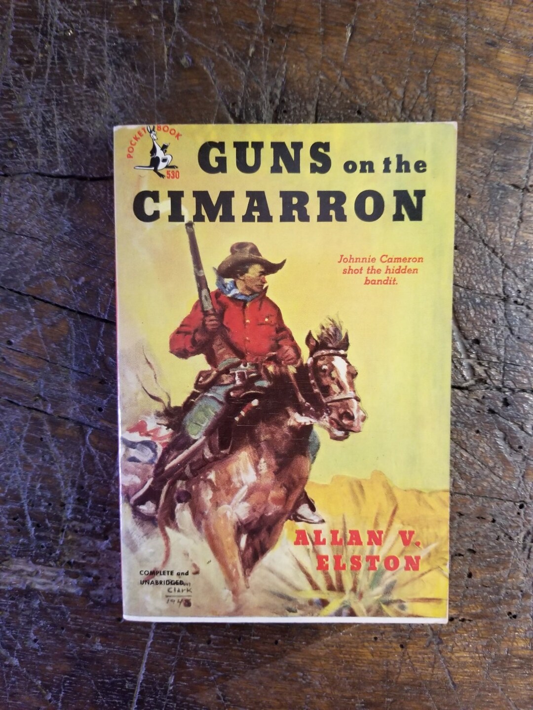 Vintage 1948 Edition "guns on the Cimarron" by Allan V. Elston; Pocket ...
