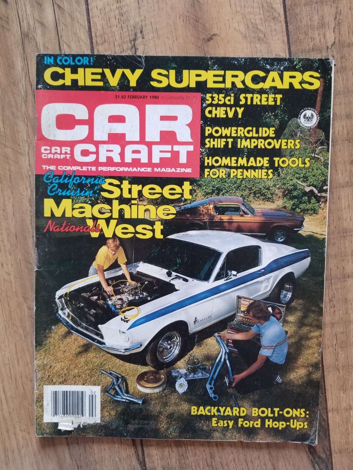 Vintage 1980 Car Craft Performance Magazine Chevy Supercars Street Machines Nationals Mustang Monte Carlo Automotive Parts Ephemera Etsy