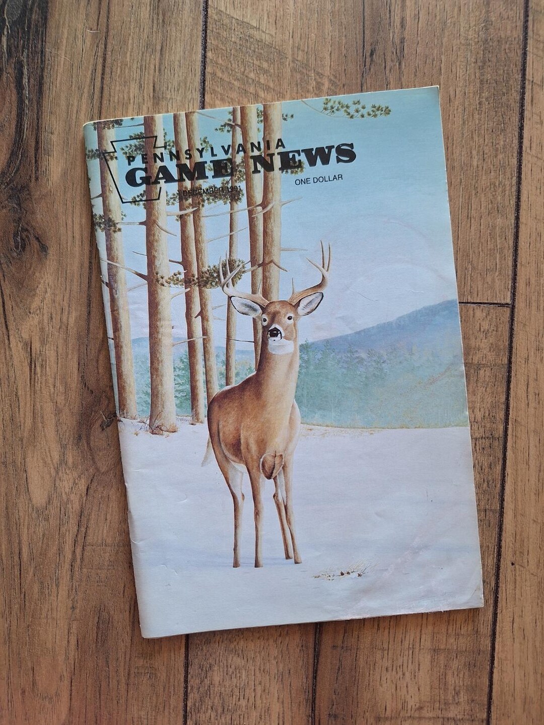 Vintage 1991 December Issue of Pennsylvania PA Game News Magazine of ...