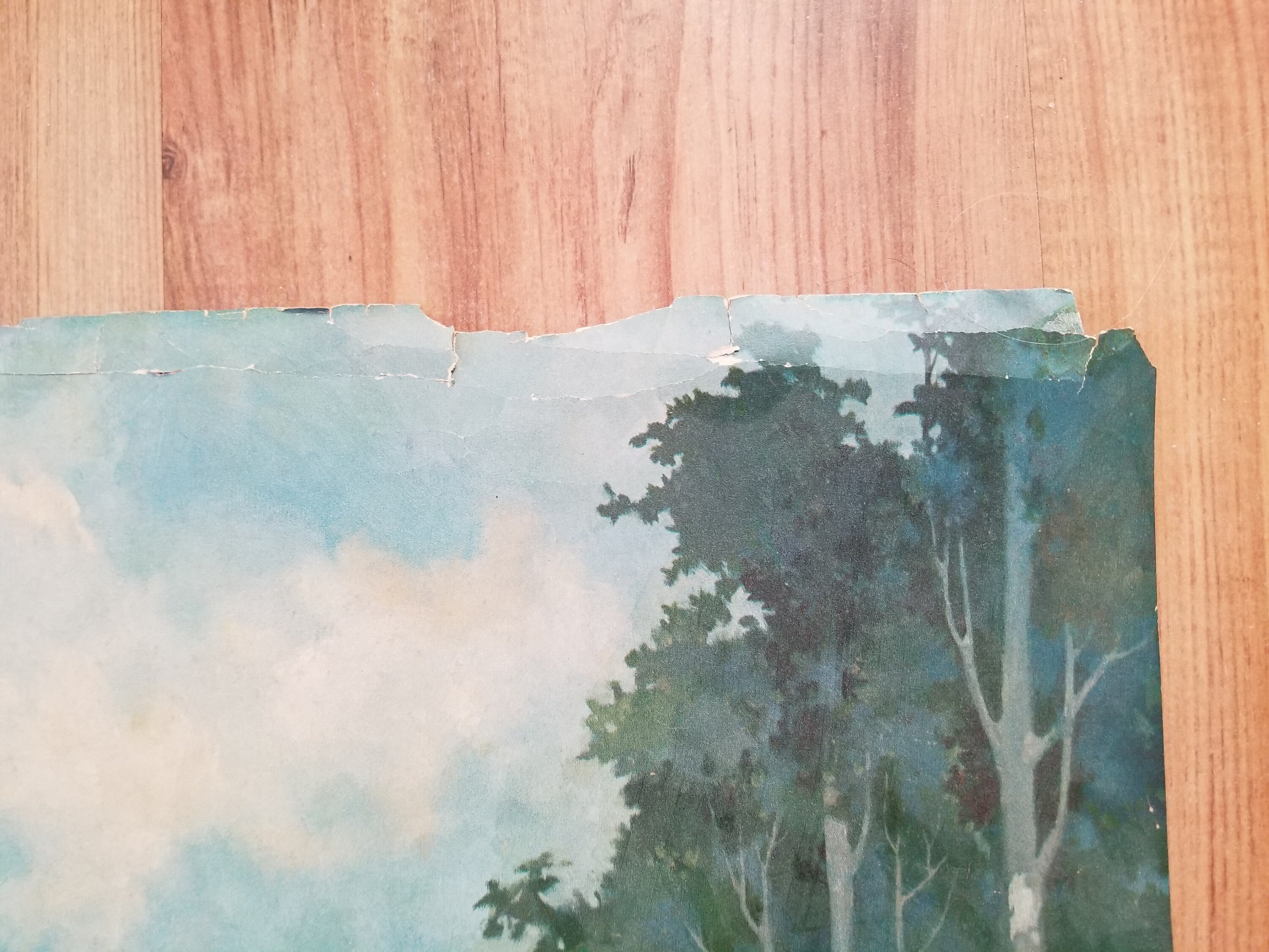 Vintage "first Encounter" by Luke Doheny, by Litho USA Co. Litho Print ...