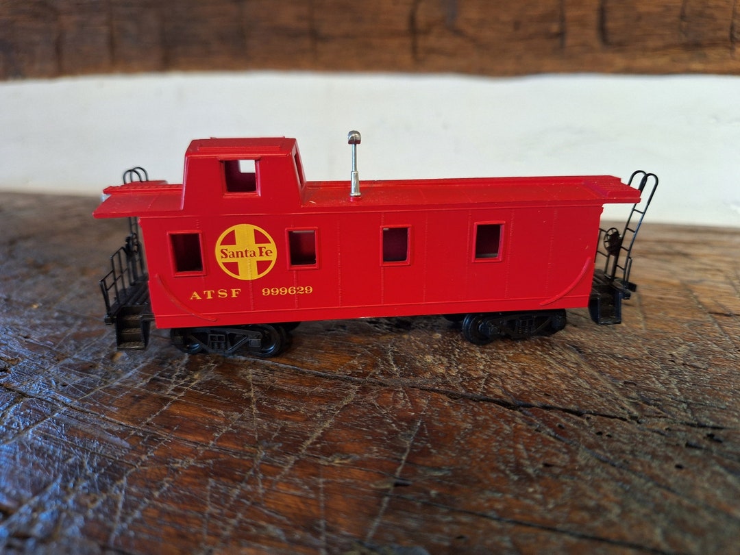 Vintage Bachmann HO Scale Santa Fe Offset Cupula Caboose 999629 - Etsy