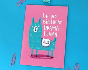 Drama Birthday Card | Etsy