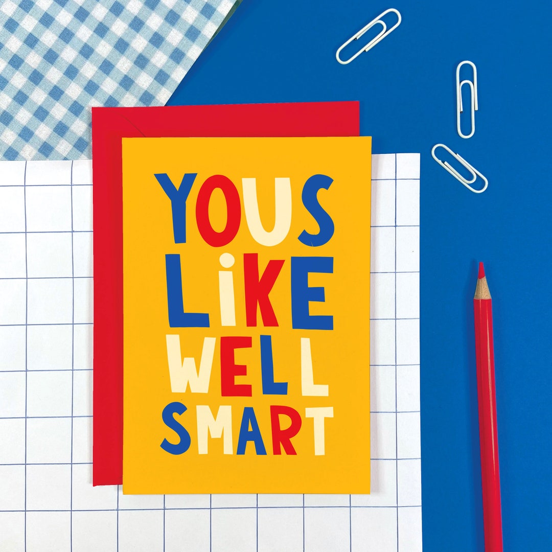 Well Smart Card - Funny - Humour - Graduation - Well Done - Celebration ...