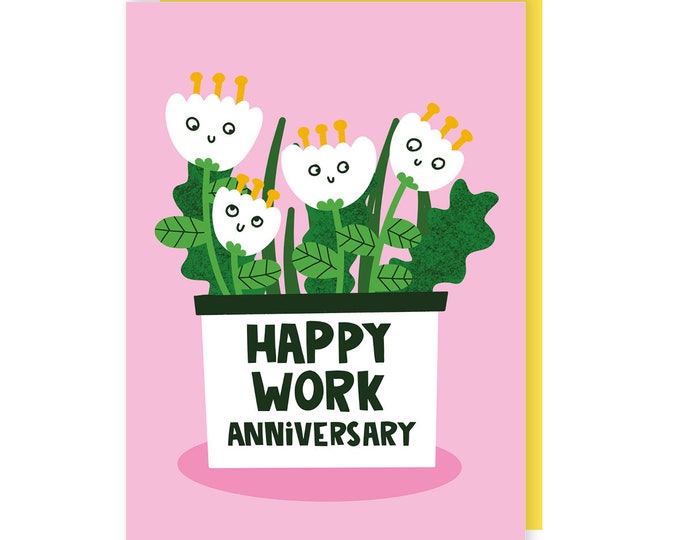 Happy Work Anniversary - It's a Gold Star Kind of Day for You - Instant ...