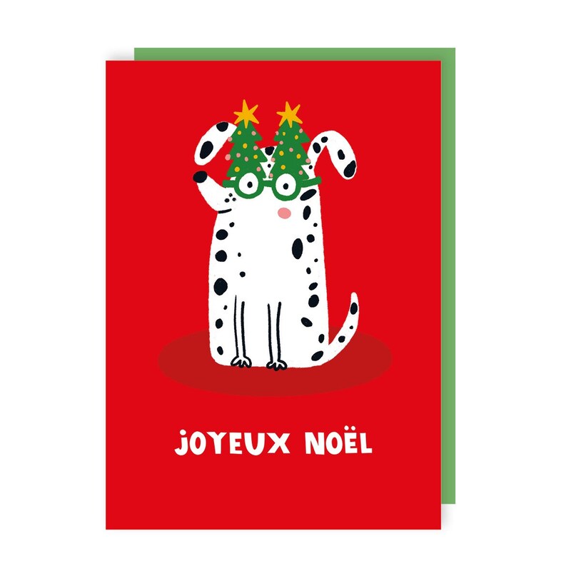 Joyeux Noel Card - Etsy