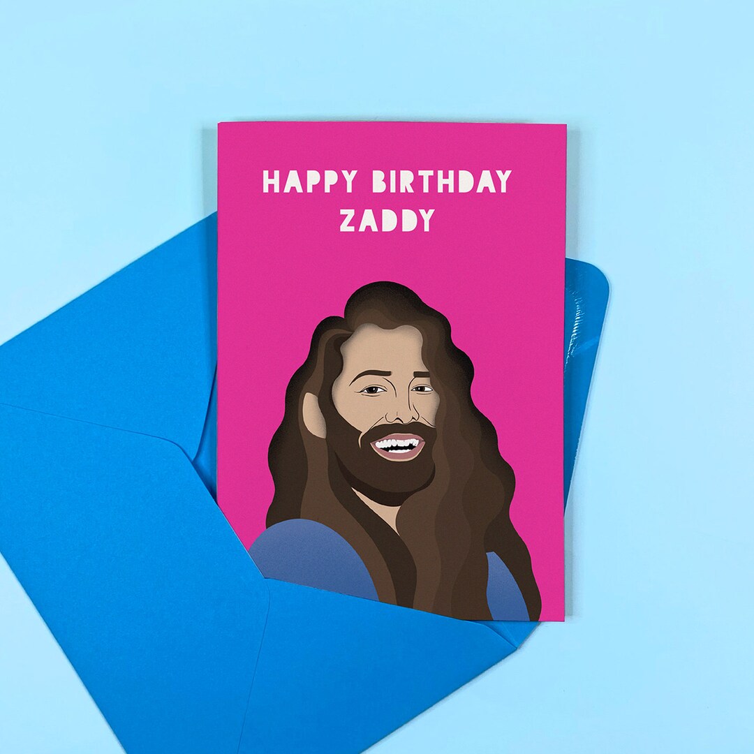 Jonathan Card Queer Eye Gay Icons Birthday Party - Etsy