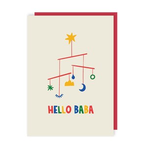 Hello Baba New Baby Card - New Parents - Expecting - Congratulations ...