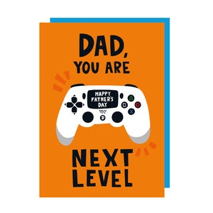 Gaming Father's Day Card Dad Humour Funny Daddy Playstation Nintendo ...