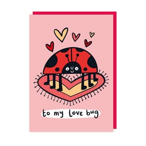 Love Bug Ladybird Card - Ladybug - Funny - Valentines - Anniversary ...