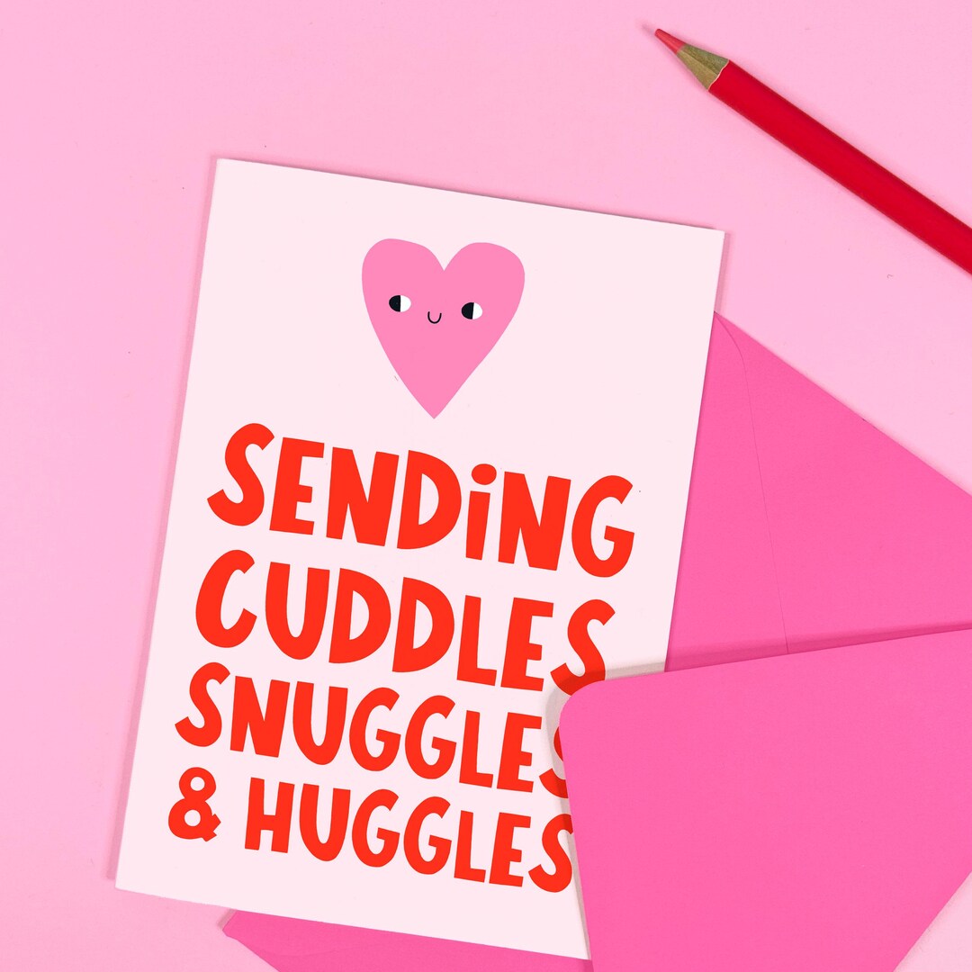 Sending Huggles Card - Cute - Cuddles - Snuggles - Hug - Sympathy ...