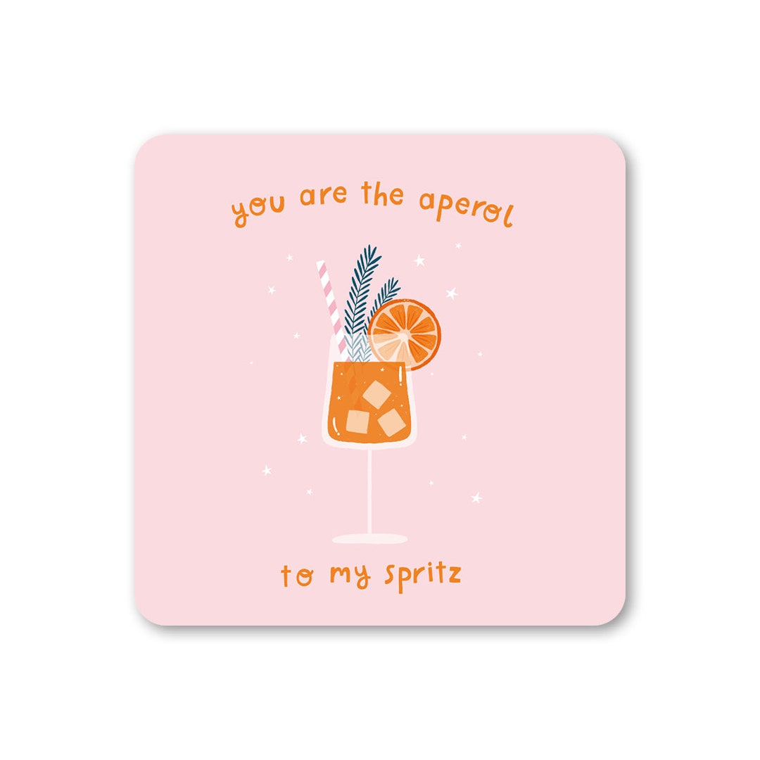 Aperol Spritz Coaster Alcohol Gift Cute Present Aesthetic Summer ...