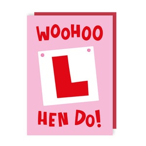 Hen Do Engagement Card - Cute - Funny - Wedding - Congratulations ...