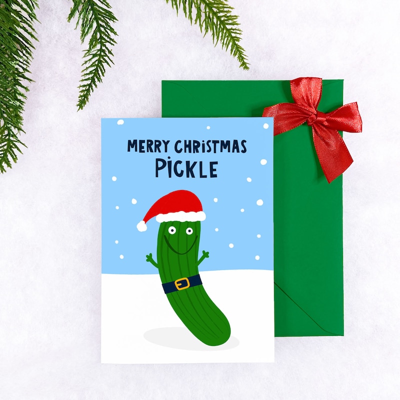 Pickle Card - Etsy