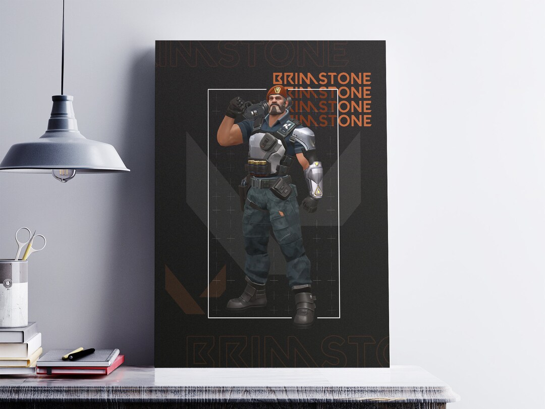 Brimstone Poster Valorant Brimstone Poster Gaming Poster - Etsy