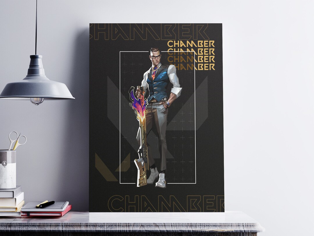 Chamber, Valorant Chamber Poster, Gaming Canvas Art, Chamber Canvas ...