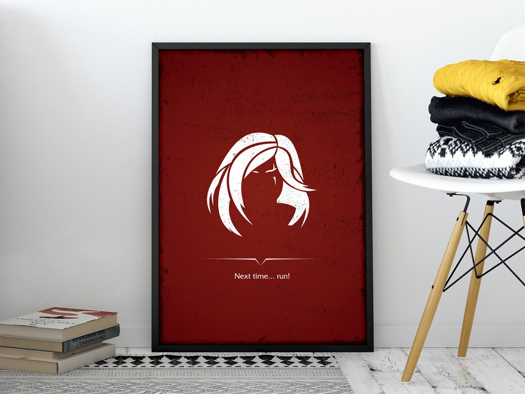 Katarina, League of Legends Katarina Quote, Gaming Canvas Art, Katarina ...