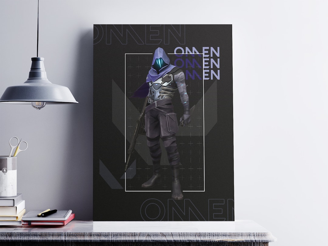 Omen, Valorant Omen Poster, Gaming Canvas Art, Omen Canvas Wall Art ...