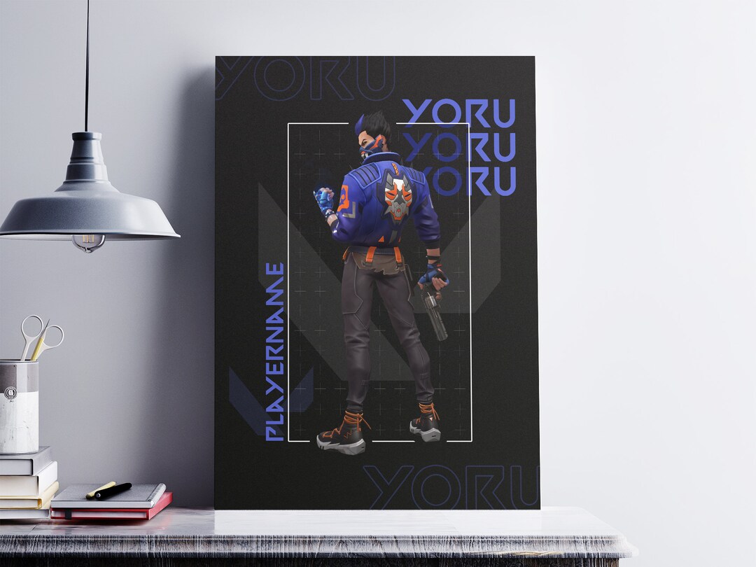 Yoru, Valorant Yoru Poster, Gaming Digital Download Art, Yoru Wall Art ...