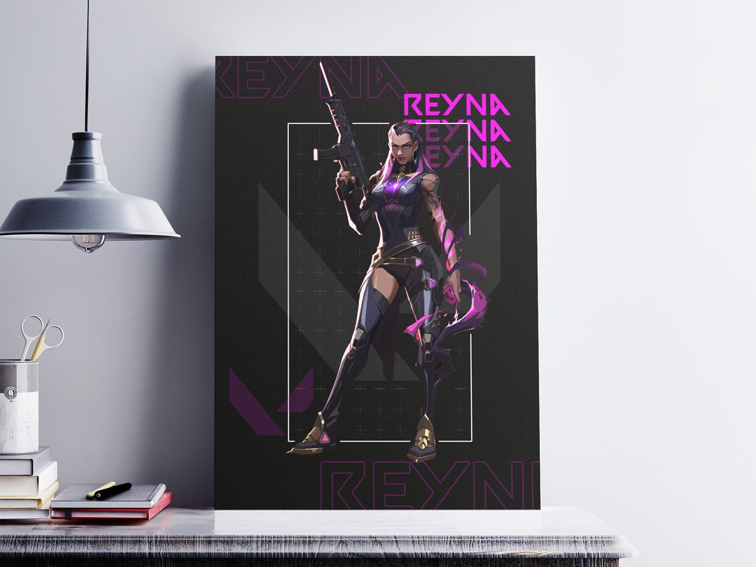 Reyna Poster Valorant Reyna Poster Gaming Poster Reyna - Etsy UK