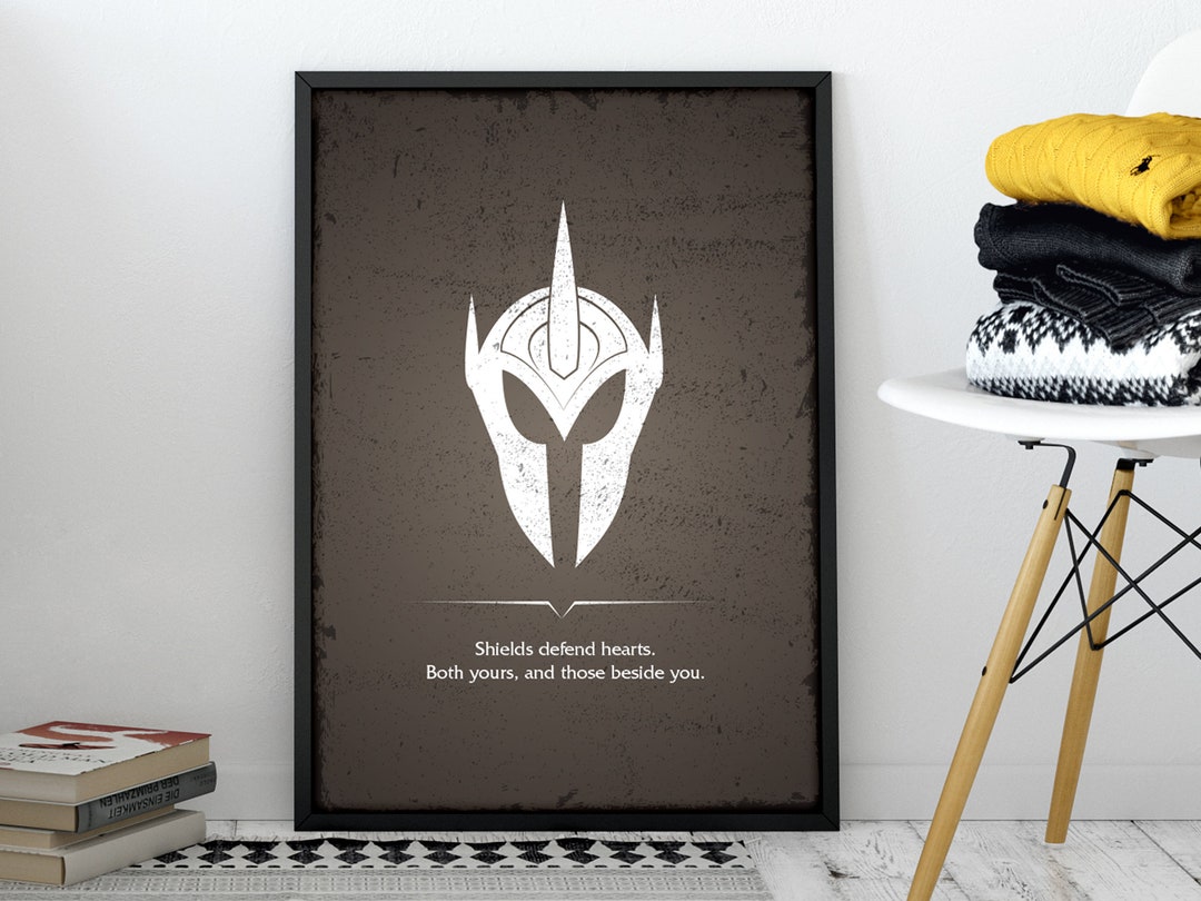 Pantheon, League of Legends Pantheon Quote, Gaming Poster, Pantheon ...
