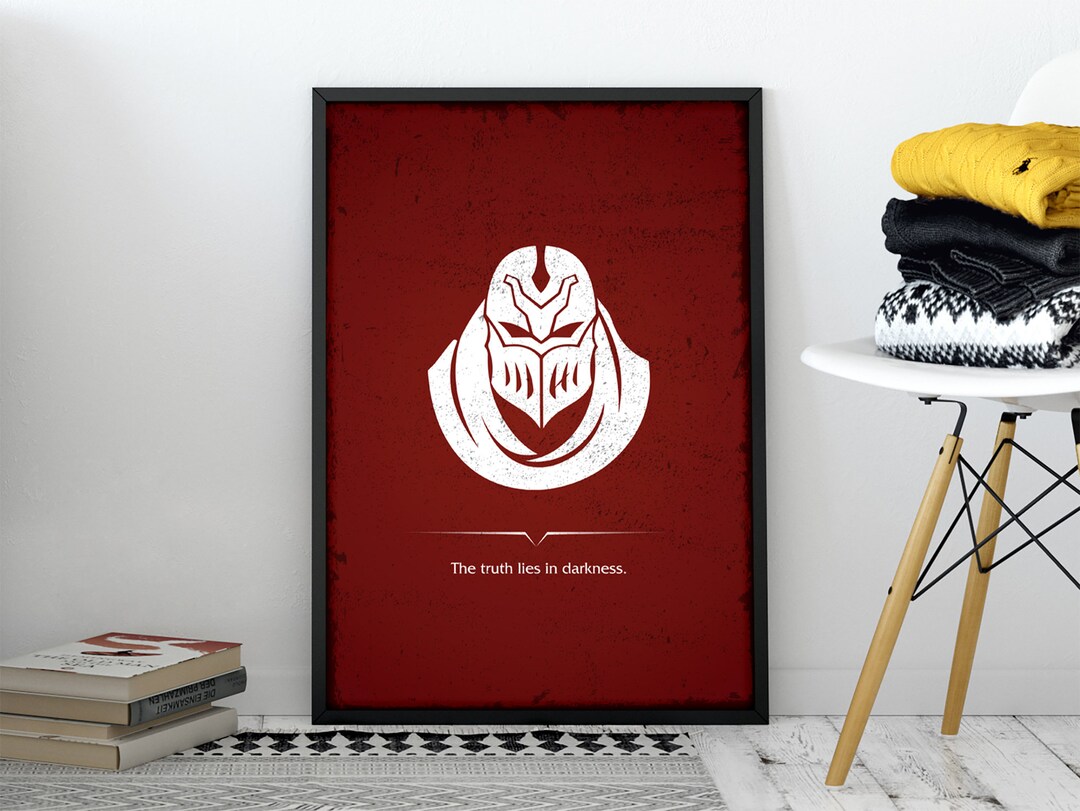 Zed Poster League of Legends Zed Quote Gaming Poster Zed - Etsy