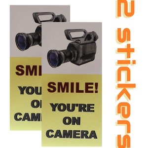 Dash cam sticker Dash camera sticker Smile | Etsy