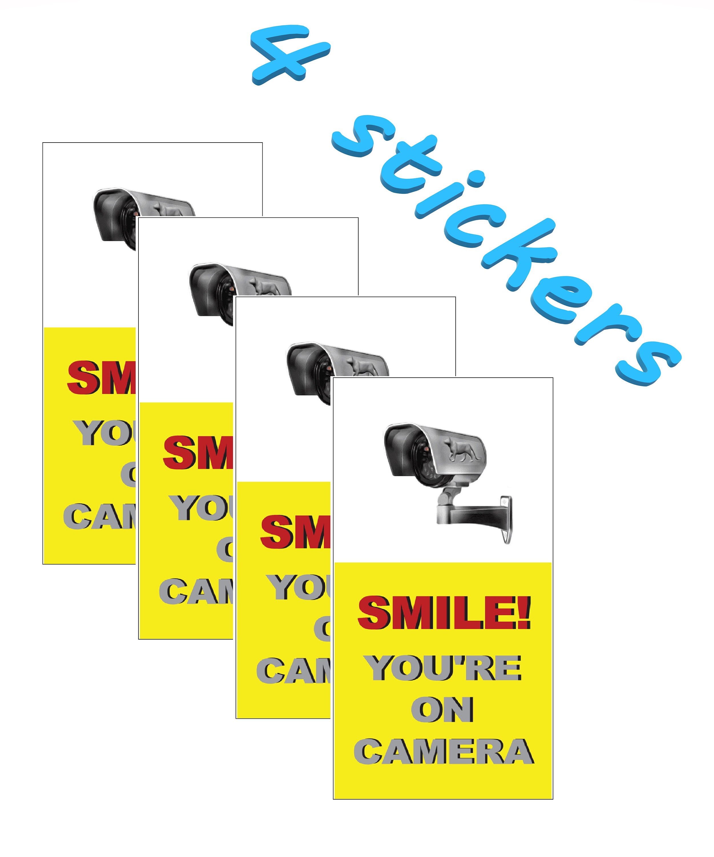 Dash Cam Sticker Dash Camera Sticker Smile You're - Etsy