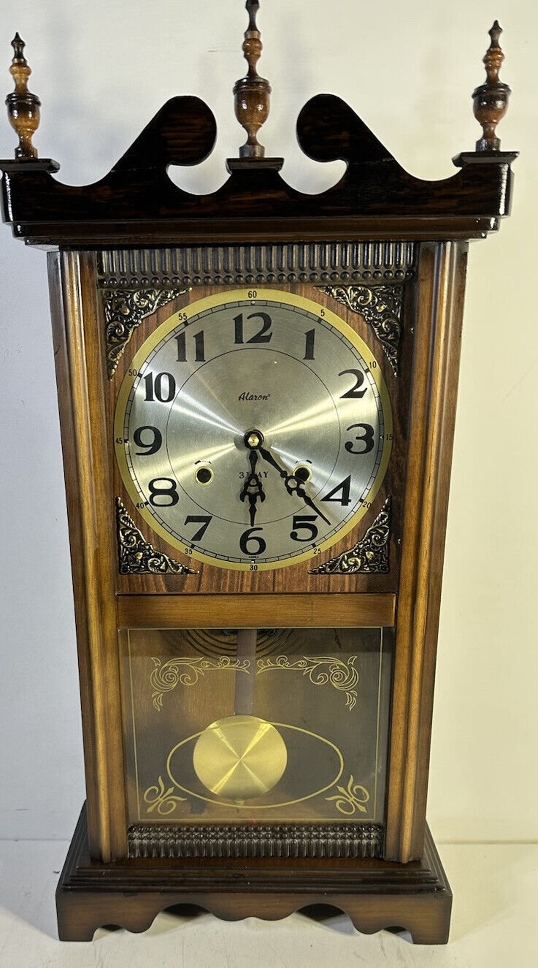 Buy Alaron 31-day Wall Clock Pendulum No Key but Working Online in ...