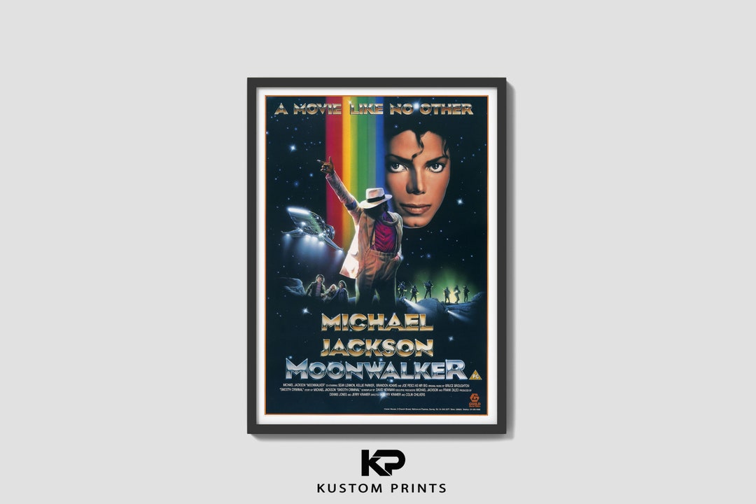 Moonwalker Michael Jackson Classic Movie Poster Modern Wall Art Picture ...