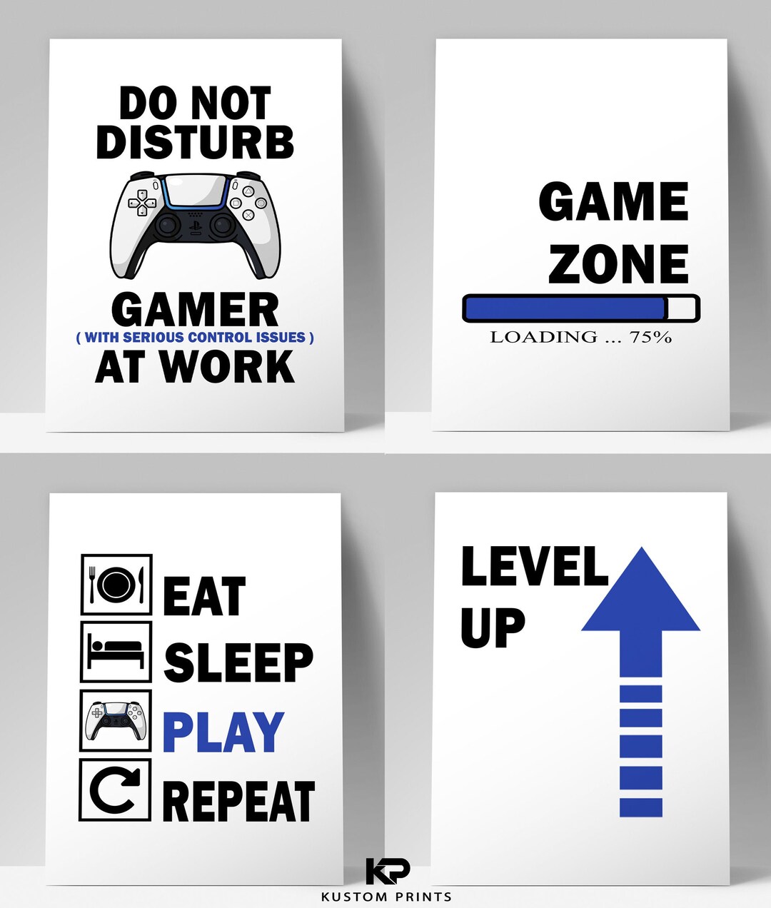 Gaming Prints Games Bedroom Wall Poster PS5 Boy Room Decor Gamer ...