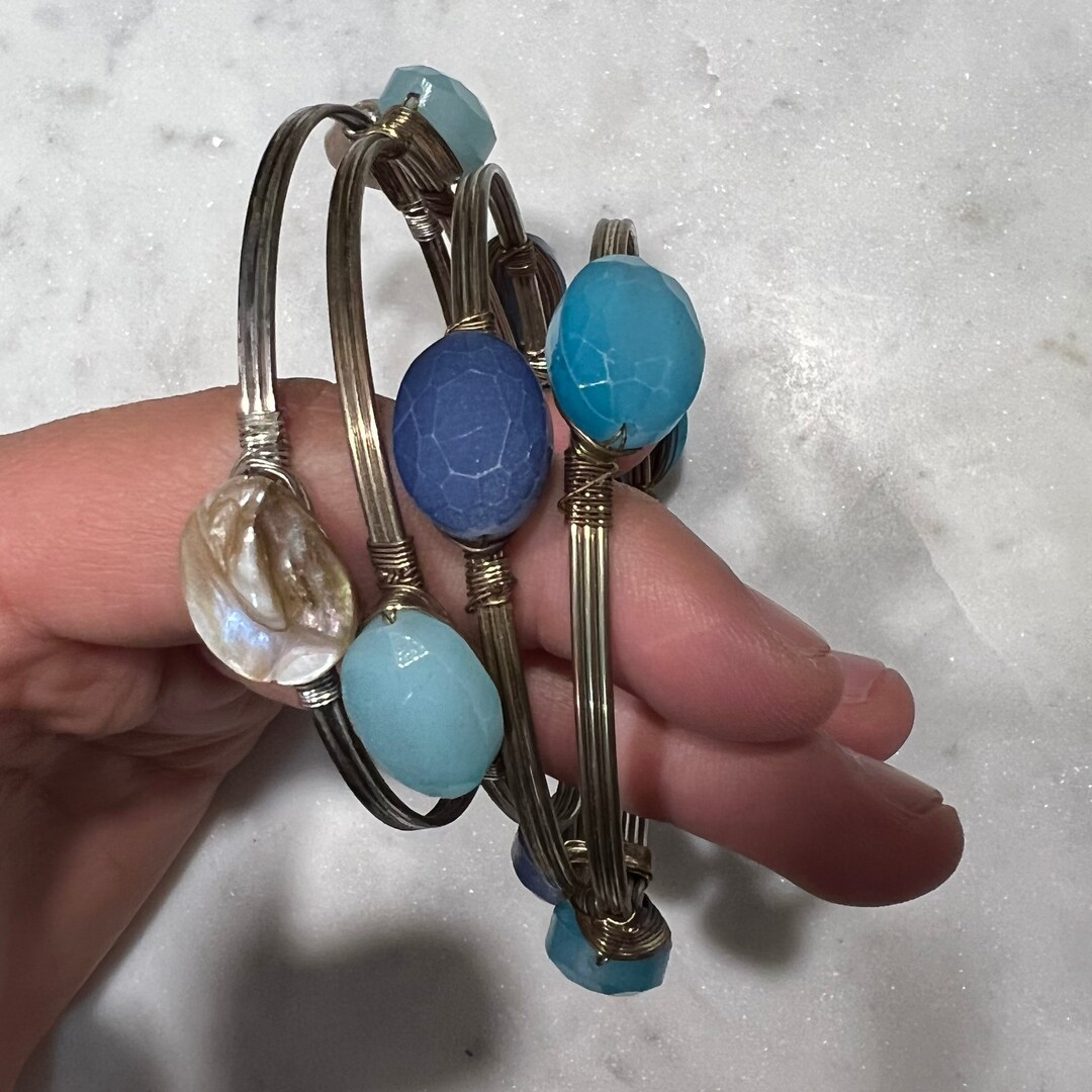 Blue & Silver Set - Etsy