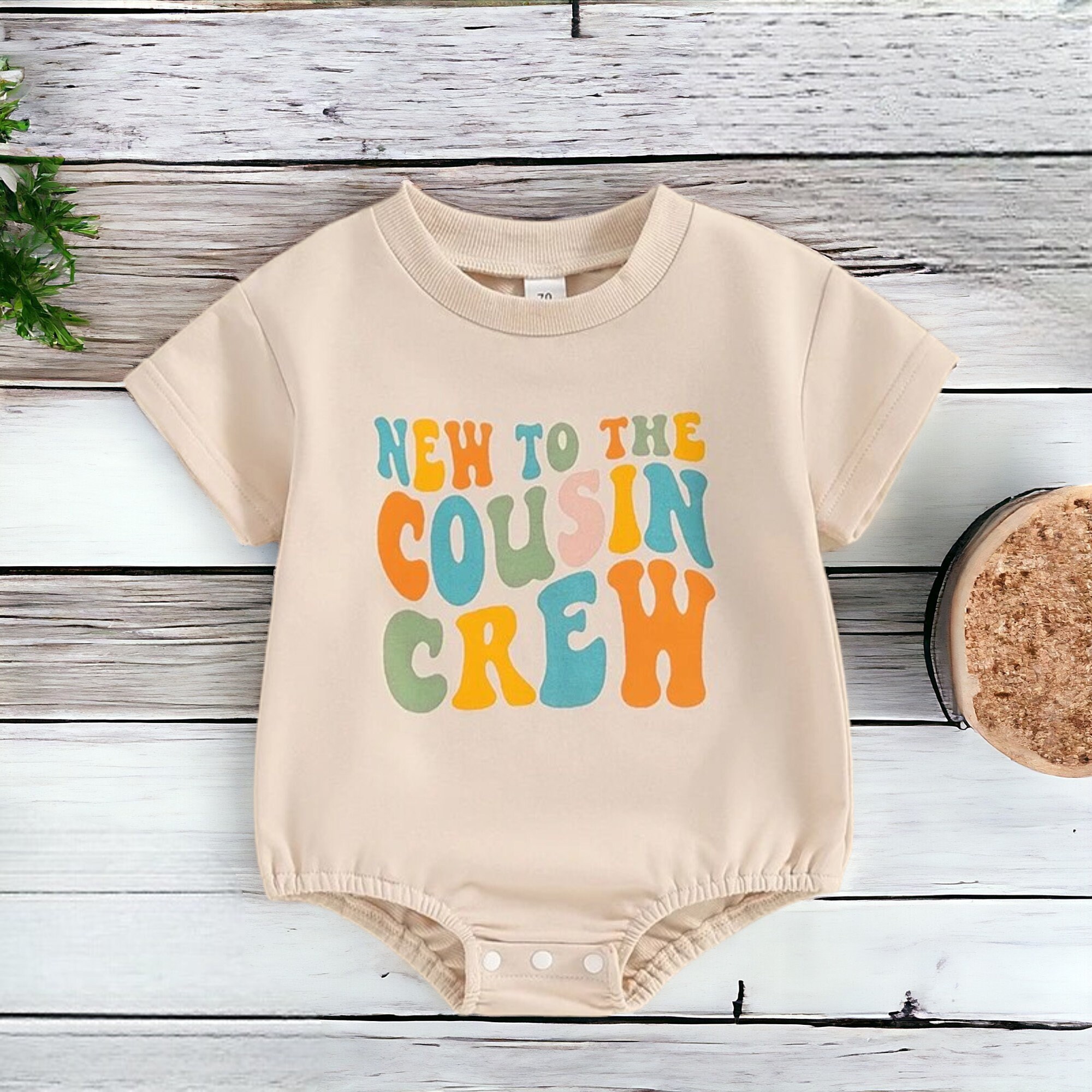 New to the Cousin Crew Baby Romper, Baby Announcement Onesies, Graphic Baby Clothes, Cute Baby ...
