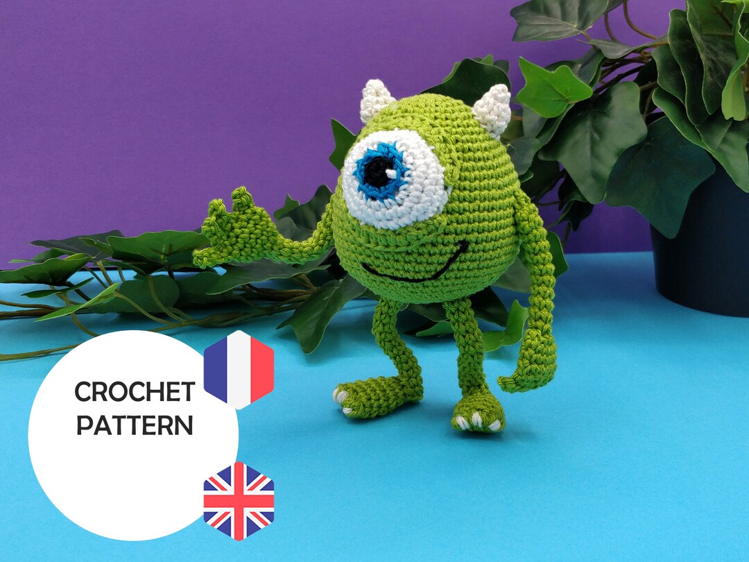 Crochet Pattern for Little Cyclops, Inspired by Bob From Monsters and ...