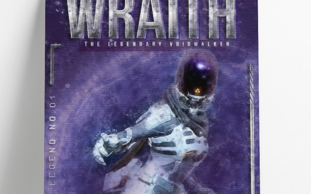 Digital Apex Wraith Voidwalker Poster Oil Paint Style - Etsy