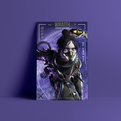 Wraith Apex Legends Samurai Poster Wraith Samurai Apex - Etsy