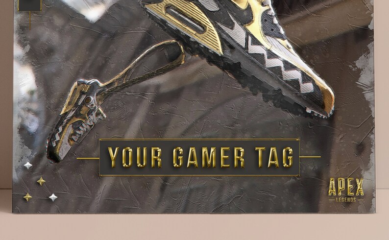 Printed Apex Octane Gold Rush Customizable Semi-gloss 11x17in - Etsy