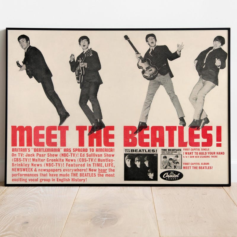 Beatles Artwork - Etsy