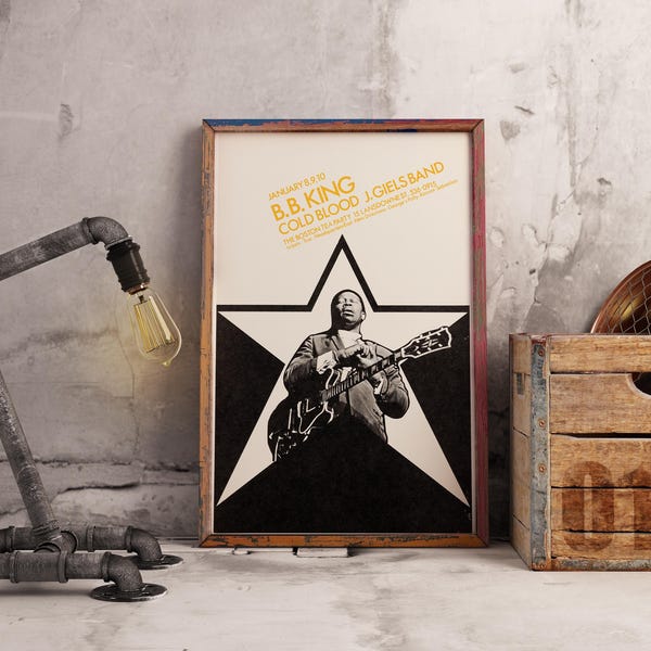 Bb King Art - Etsy