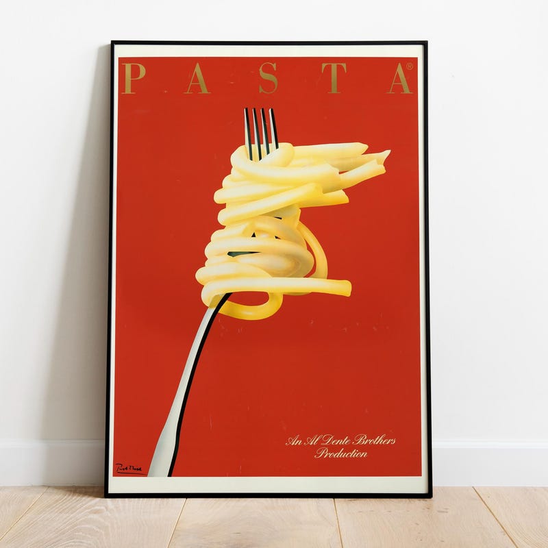Pasta Poster - Etsy