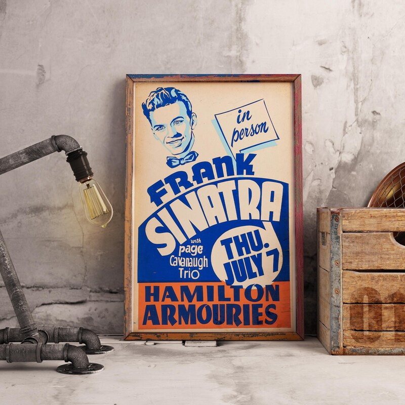 Frank Sinatra Poster - Etsy
