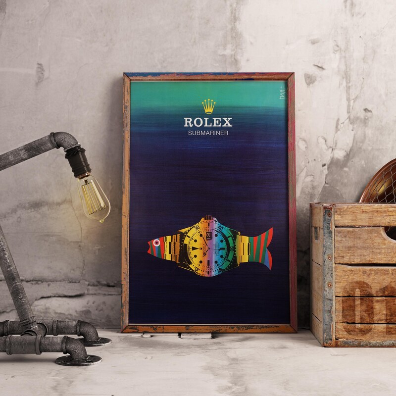 Rolex Wall Art - Etsy