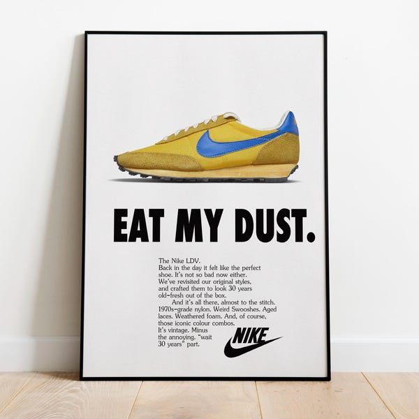 Nike Poster Vintage - Etsy