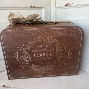 Sunflower Decor Faux Rustic Suitcase - Etsy