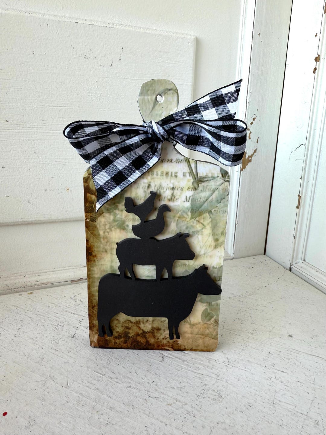 Rustic Country Farm Animal Sign Decor - Vintage Inspired Kitchen ...